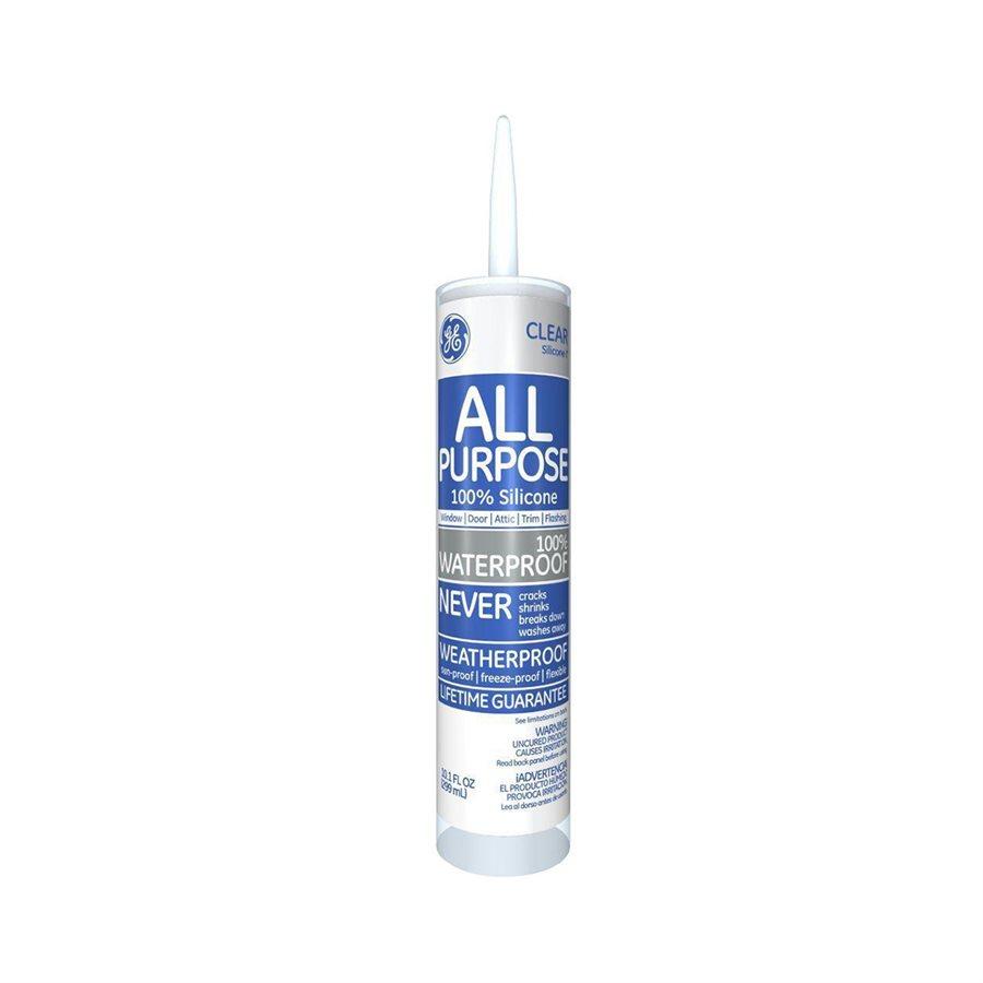 Clear Silicone - All Purpose 100% Silicone (299 ml) – Reno Supplies
