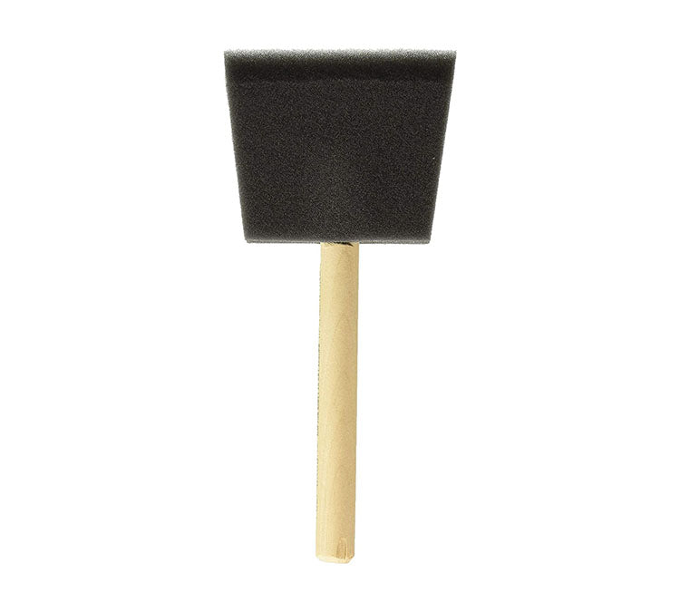 Foam Brush 4'' With Wood Handle – Reno Supplies