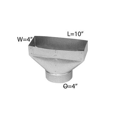 4''*10''*4'' GALVANIZED UNIVERSAL BOOT – Reno Supplies